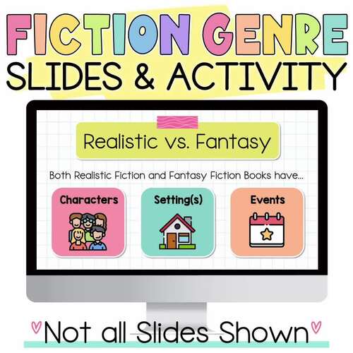 Fiction Genre Teaching Slides and Activity by The Classroom Corner