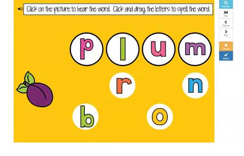 Beginning Consonant Blends Spelling Practice for Mixed Blends Boom™ Cards
