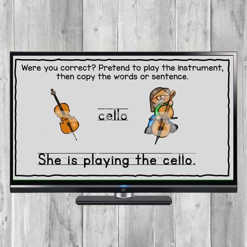 Music Sentence Handwriting Practice Slides Occupational Therapy Activities