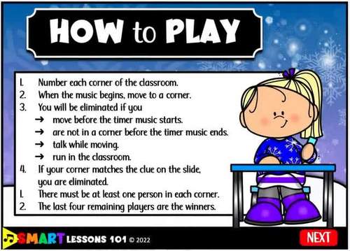 FOUR CORNERS NOTE SPELLING Game Winter |Music Game Activity Music 4 ...