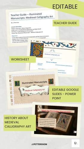 Illuminated Manuscripts – Medieval Calligraphy Art-Ready-to-Teach ...