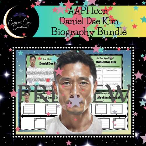AAPI Icon Daniel Dae Kim AAPI Heritage Month Biography Bundle | TPT