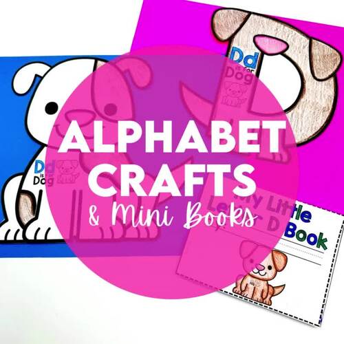 Alphabet Crafts & Mini Books Letter Recognition & Formation Activities ...