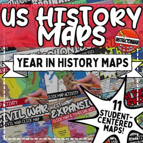 US United States History Map Activity Social Studies 13 Colonies ...