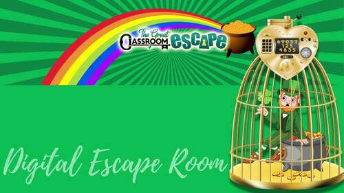 3rd Grade St. Patrick's Day Math Activity Digital Escape Room Catch a ...
