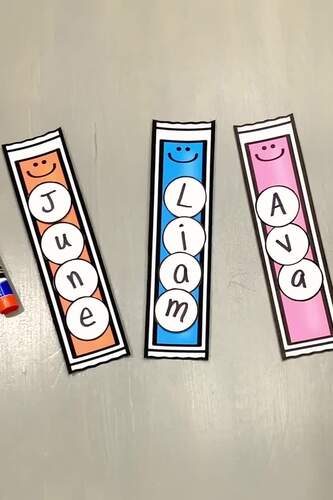 Summer Name Craft | Preschool and Kindergarten Summer Name Craft