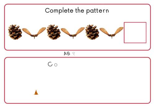 Fall Repeatable Patterns | Autumn Math Worksheets for Preschool ...