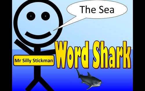 Sea Animals Activities - Word Shark - Hangman Game - Grades K-1 by ...