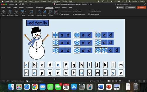 -ad Word Family Snowman, Snowman (Interactive Hangman Game) by Alissa ...