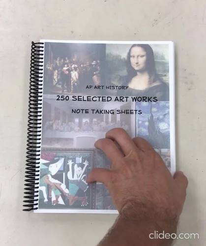 AP Art History Note Taking System with Sequence & Pacing Guide, Plus ...