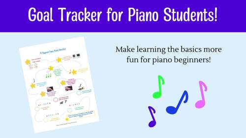 Beginning Piano Goals, Checklist, Achievements, Practice Goals ...