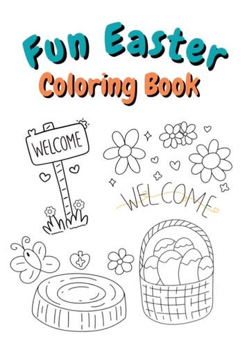 42 Fun easter coloring pages, spring, coloring by Gii3on | TPT