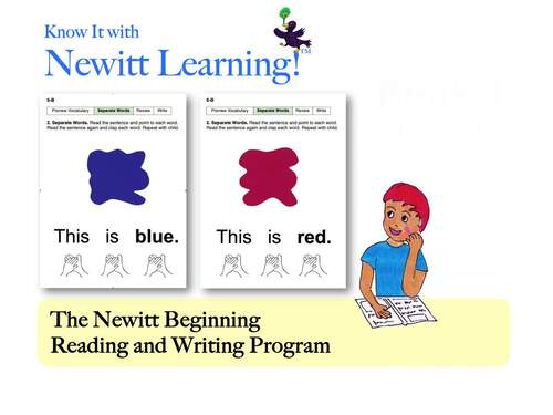 Newitt Book 1 Lesson 1 PowerPoint: Separate Words in Sentences | TPT