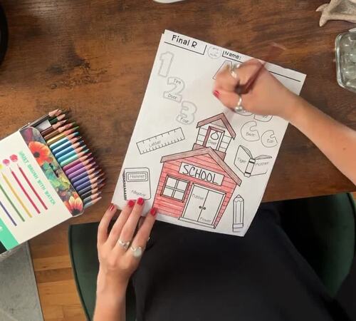 Articulation Coloring Sheets | Back to School by Speech with Ms Lexi