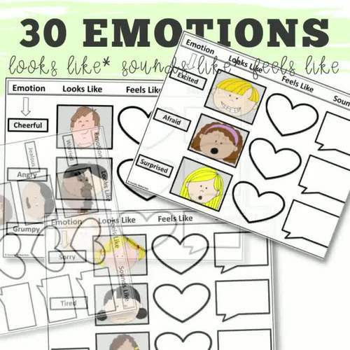 IDENTIFYING EMOTIONS - Differentiated SEL Activities - Emotional Regulation