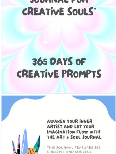 Art Journal- 365 days of art activities!! by Hampton Squares | TPT