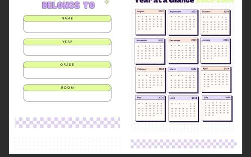 Teacher Planner 2023-2024 by Julia Mezo | TPT