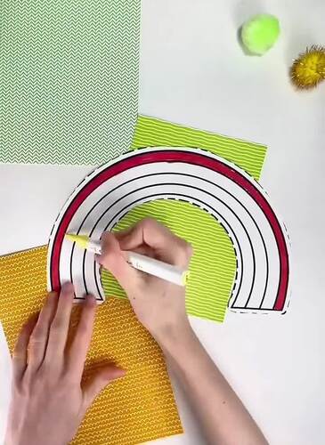 St Patricks Day Craft Dress a Rainbow March Craftivity No Prep Spring ...