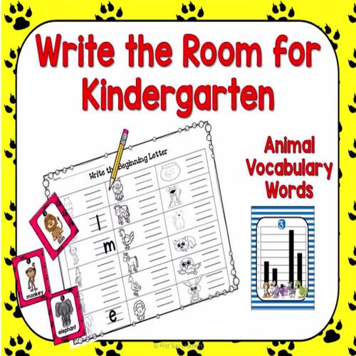 Write the Room Center April Animal-Themed Activities For Kindergarten