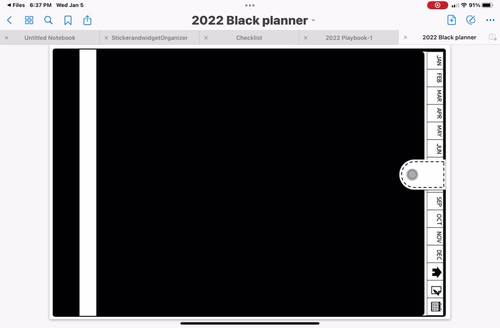 2022 Dated Landscape digital planner by Algebra Dominator | TPT
