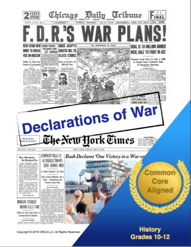 Pearl Harbor and 9/11 Conflict with Inference(w/ Instructional Video)