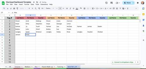 Formula Dismissal (Google Sheets) by PrincipalPlaybook | TPT