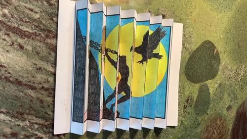 GREEK MYTHOLOGY ACTIVITY — PROMETHEUS Agamograph (Art and Writing Project)