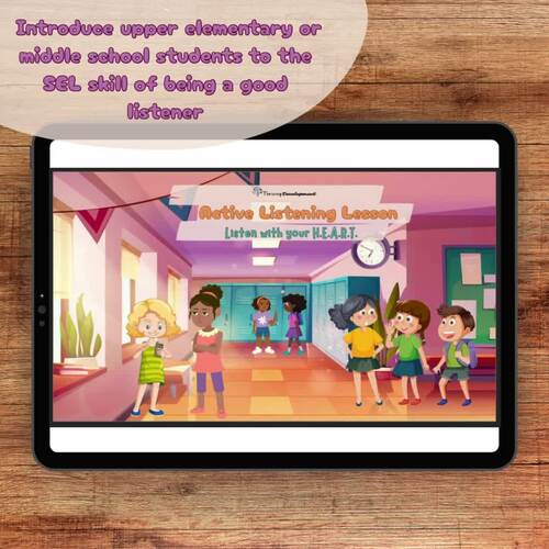 Active Listening Introductory SEL Lesson for Upper Elementary/Middle School