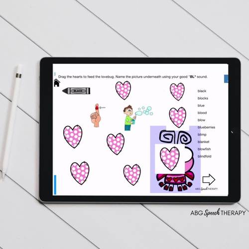L Blends Valentine's Day Articulation Boom Cards™ for Speech Therapy