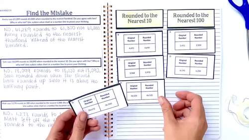 Florida B.E.S.T. Standards 4th Grade Math Journal 4.NSO.1.4 Rounding