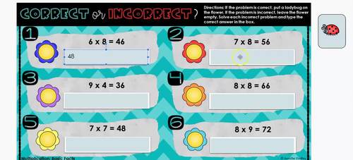 Digital Math Activities - Multiplication & Division - Google Slides