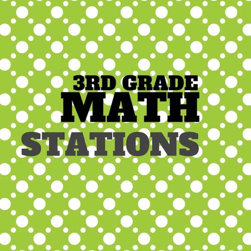Math Station Boards 3rd Grade Foundations of Number by iPohly INC