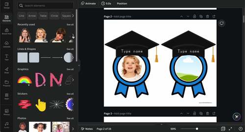 Editable Graduation Bulletin Decor [Pre-k, Preschool, Kinder] End of ...