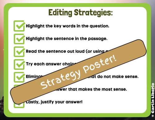 EOC- English II - EDITING Set #4 STAAR ELAR Practice with Biology ...