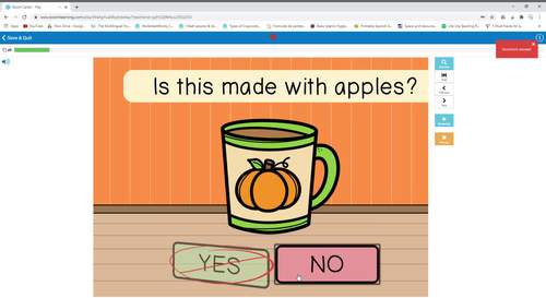 Thanksgiving Yes or No Boom Cards Distance Learning | TPT