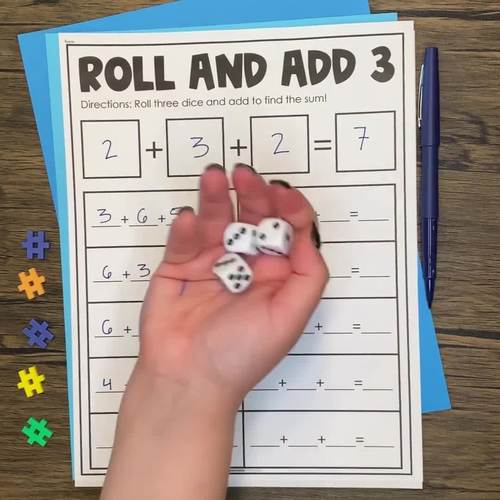 Dice NO PREP Centers | Math & ELA Games by Education to the Core