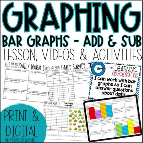 Bar Graphs & Data - Bar Graph Worksheets, Templates and Graphing Activities
