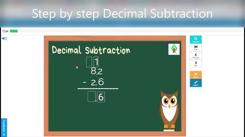 Step by step decimal subtraction by SG Math Guru | TPT