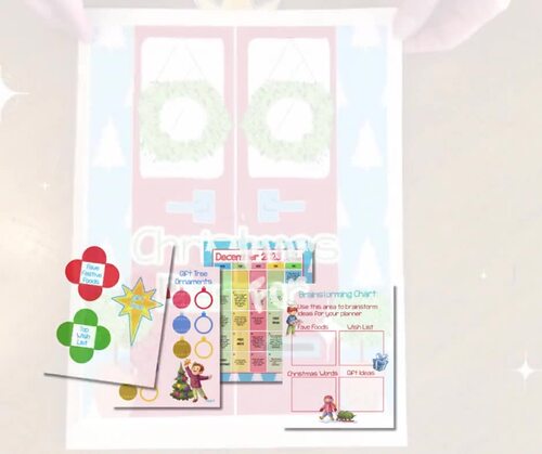 Kid's Activity Christmas Planner & Journal by Clever Cat Learning