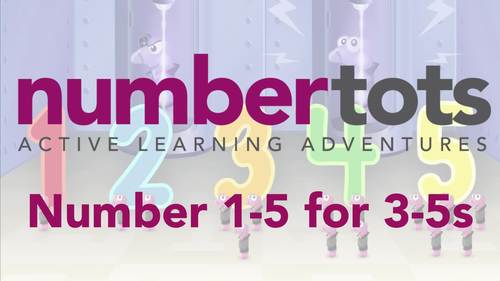 Math story BUNDLE | Number 1-5 | Pre-K + K | fun and physically active ...