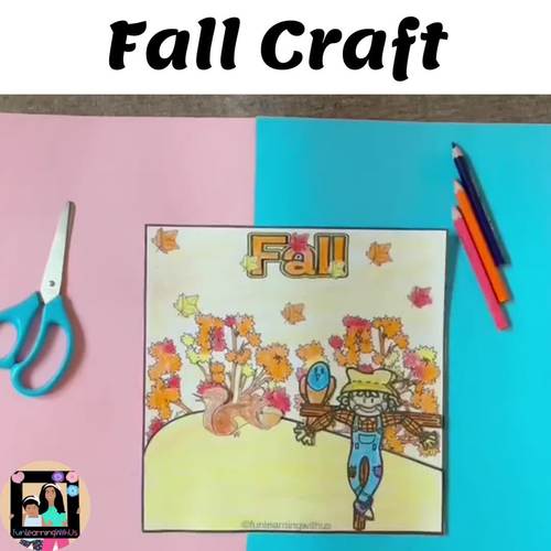 Fall 3D Craft | Autumn Season Craft activity by Fun Learning With Us