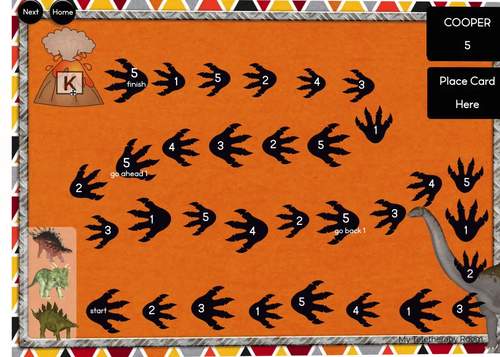 Dino Dash Articulation (K/G) (Distance Learning) (Boomlearning) | TPT