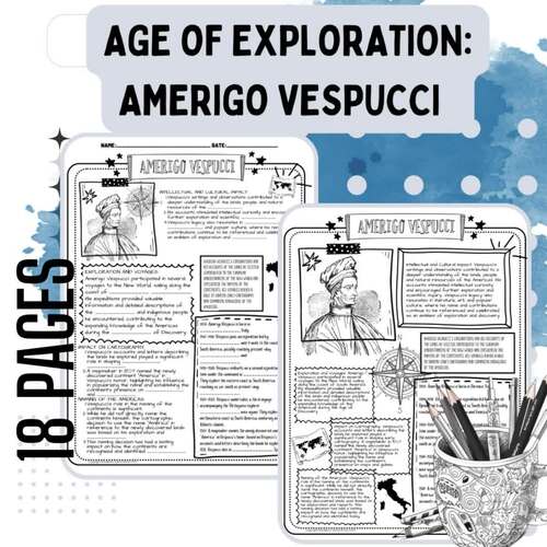 Age of Exploration: Amerigo Vespucci (Notes, Reading, Activities)