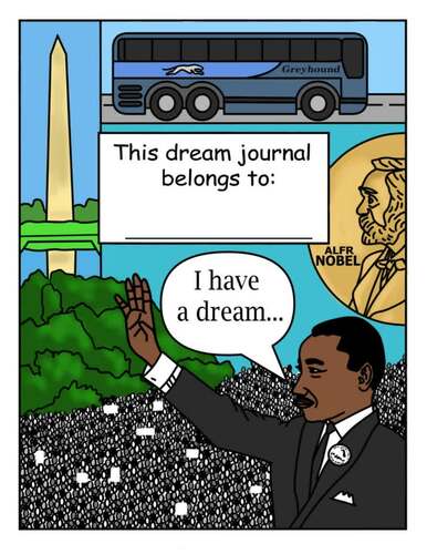 Martin Luther King, Jr. - Inspired Dream Journal in Color | TPT