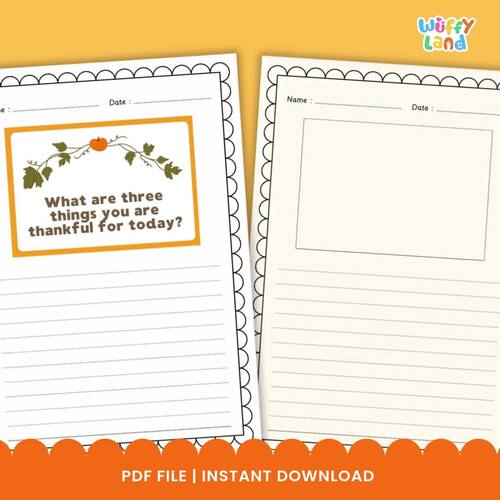 Thanksgiving Writing Prompts | Gratitude Journal for Kids | 60 ...