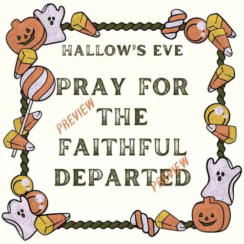 Hallow's Eve Prayer Cards by LITURGICAL HOMESCHOOL | TPT
