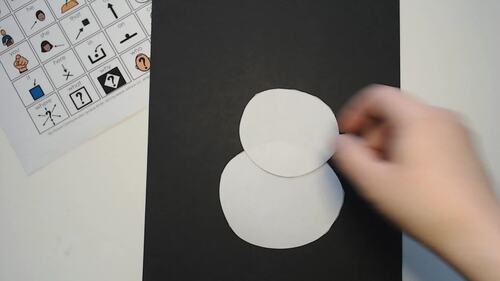 AAC Core Vocabulary On – “How to Build a Snowman” Booklet and Craft