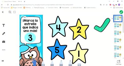 Digital Math in Spanish | Uno más | Números hasta 10 | Google Slides y ...