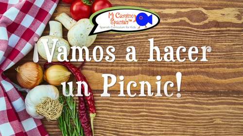 Spanish Picnic Game! (Game to Learn Food Vocabulary in Spanish!)