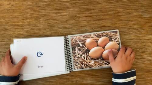 ALPHABET BOOK for kids, Beginning sounds printable, Montessori Inicial ...